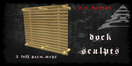 Second Life Marketplace - Dock Sculpts